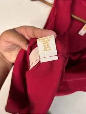 Adiva | Tops | Adiva Red Satin Tieneck Sleeveless Camisole | Poshmark